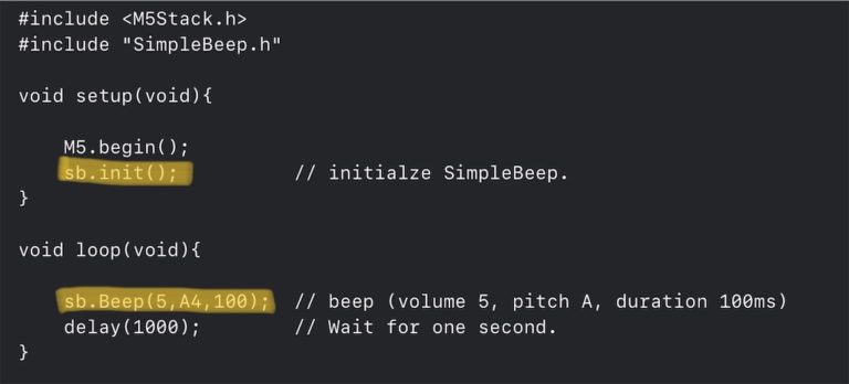 【M5Stack】ビープ音を鳴らすlibraryを作ってみた！ | Haratta Tech Lab